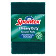 Heavy Duty Scourer Pads 3 Pack - Spontex